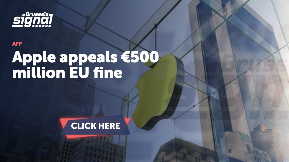 Apple appeals €500 million EU fine