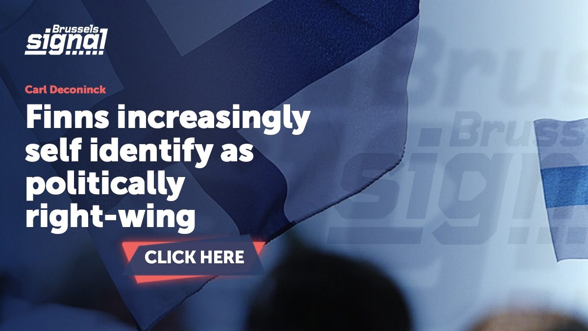 Finns increasingly self identify as politically right-wing