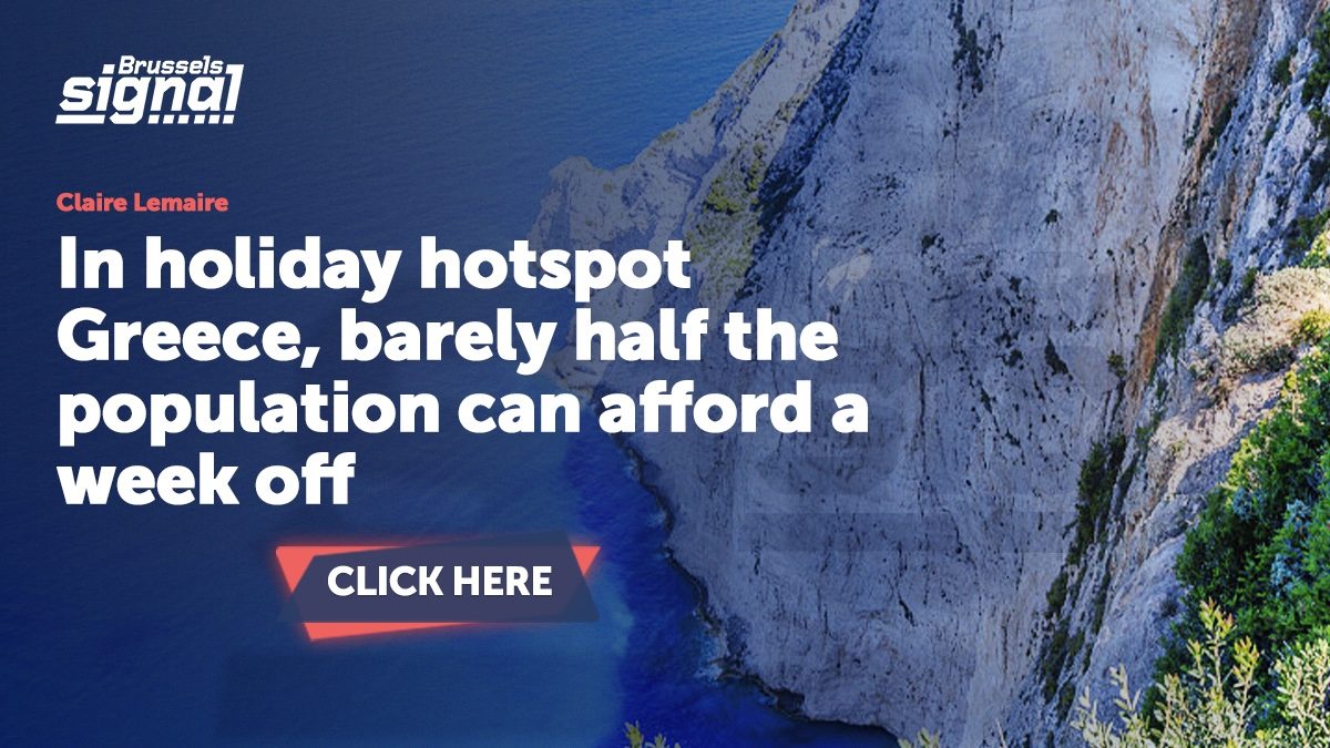 In holiday hotspot Greece, barely half the population can afford a week ...