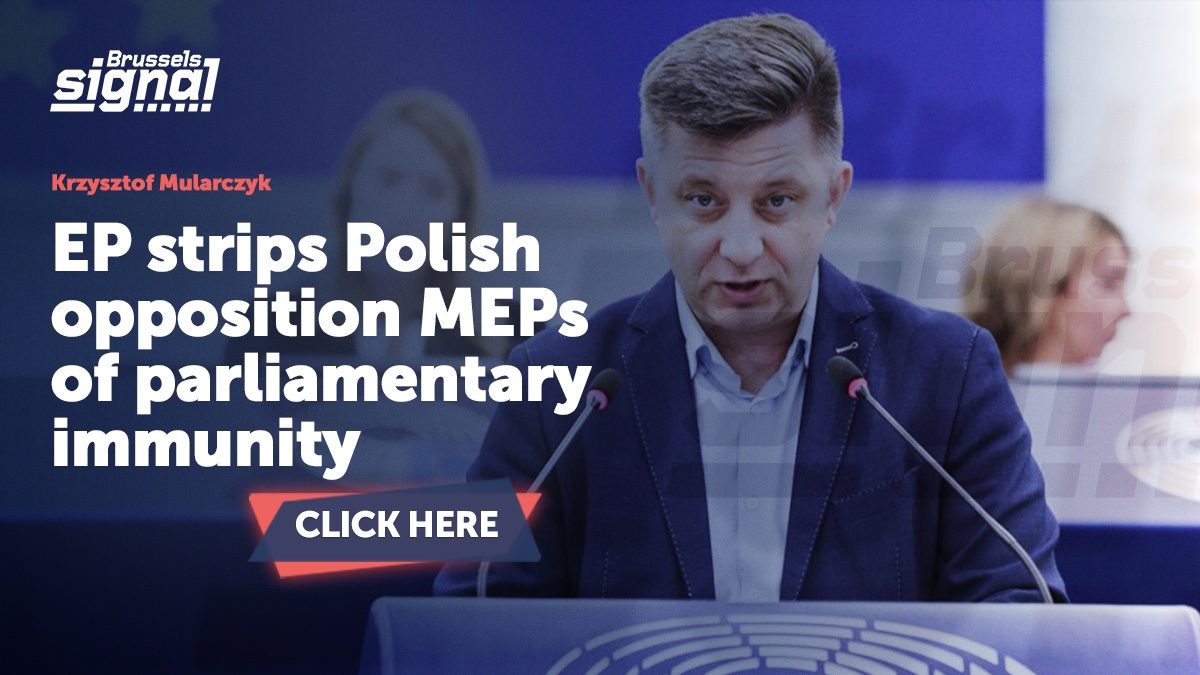 EP strips Polish opposition MEPs of parliamentary immunity - Brussels ...