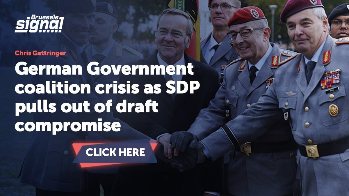 German Government coalition crisis as SDP pulls out of draft compromise ...