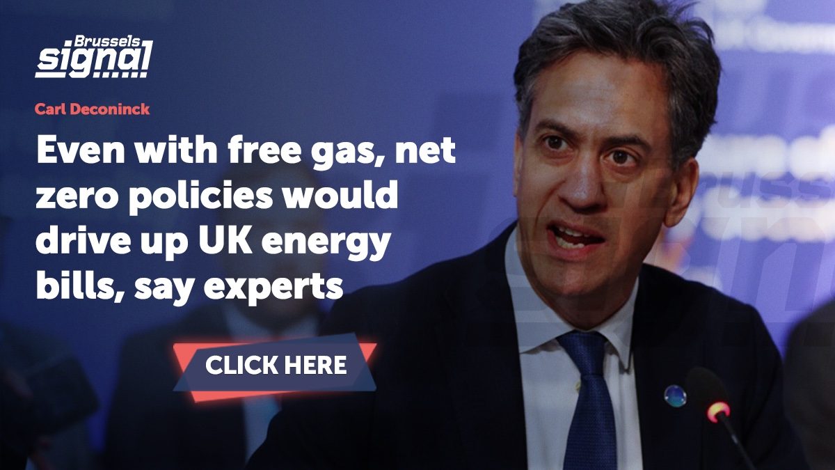 Even with free gas, net zero policies would drive up UK energy bills ...
