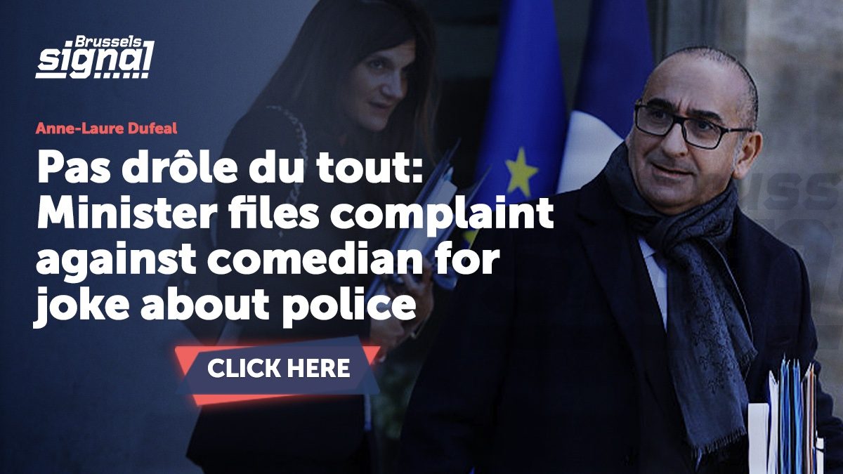 Pas drôle du tout: Minister files complaint against comedian for joke ...