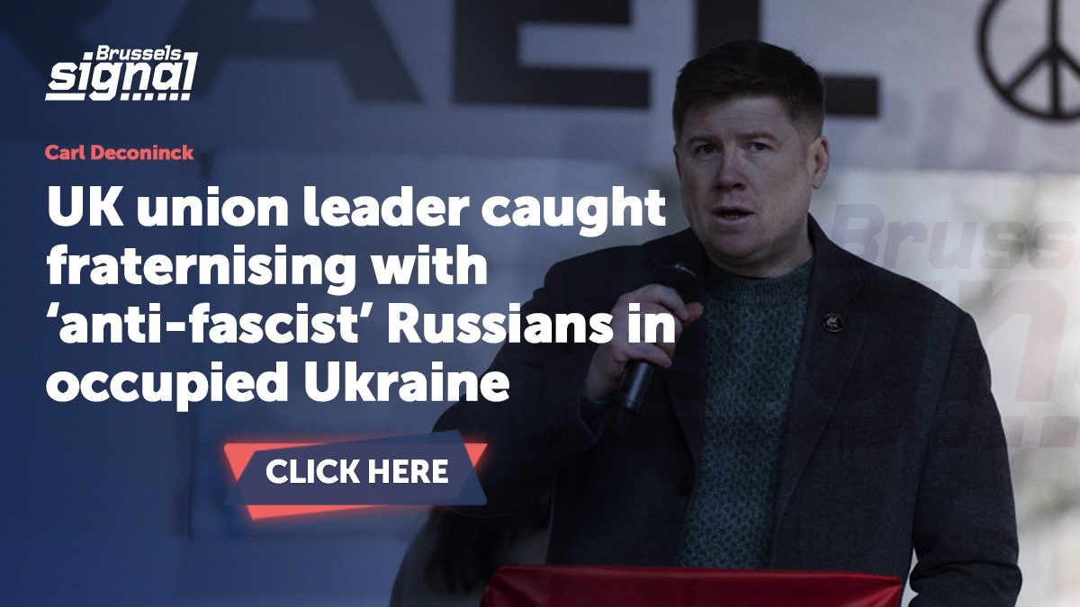 UK union leader caught fraternising with ‘anti-fascist’ Russians in ...
