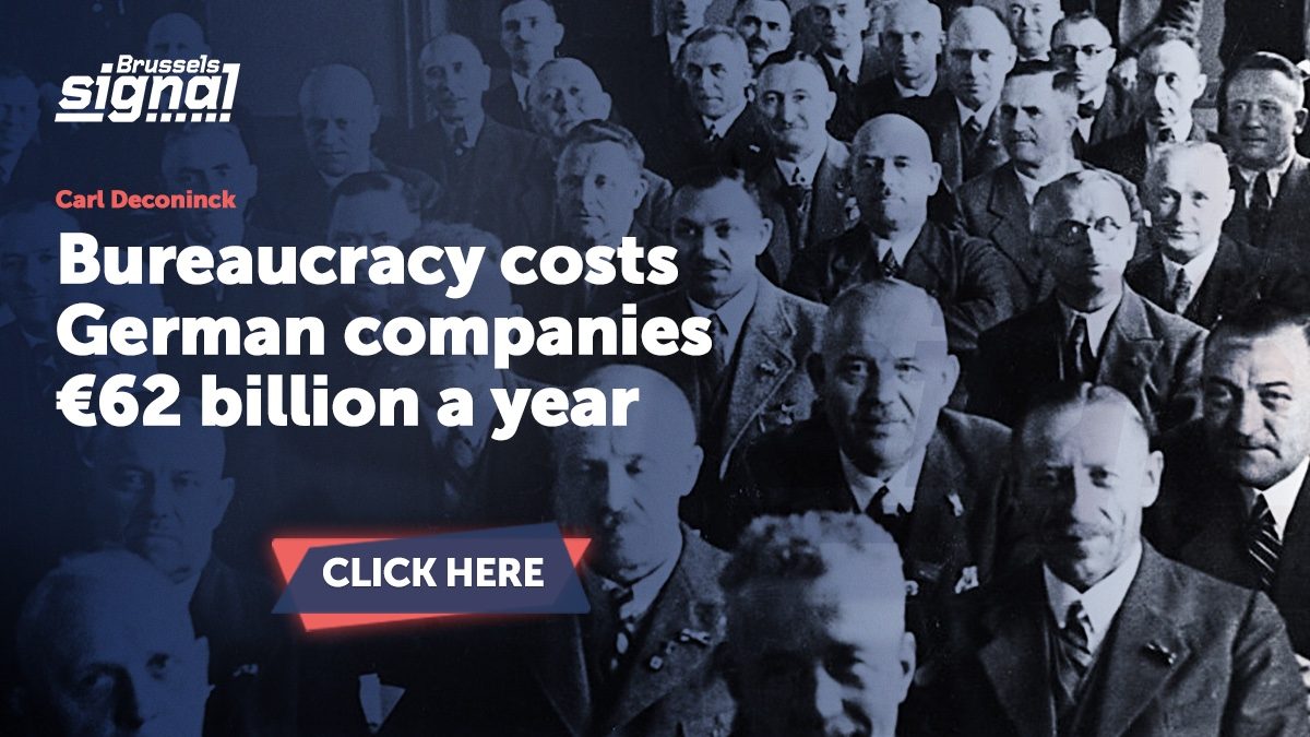 Bureaucracy costs German companies €62 billion a year - Brussels Signal
