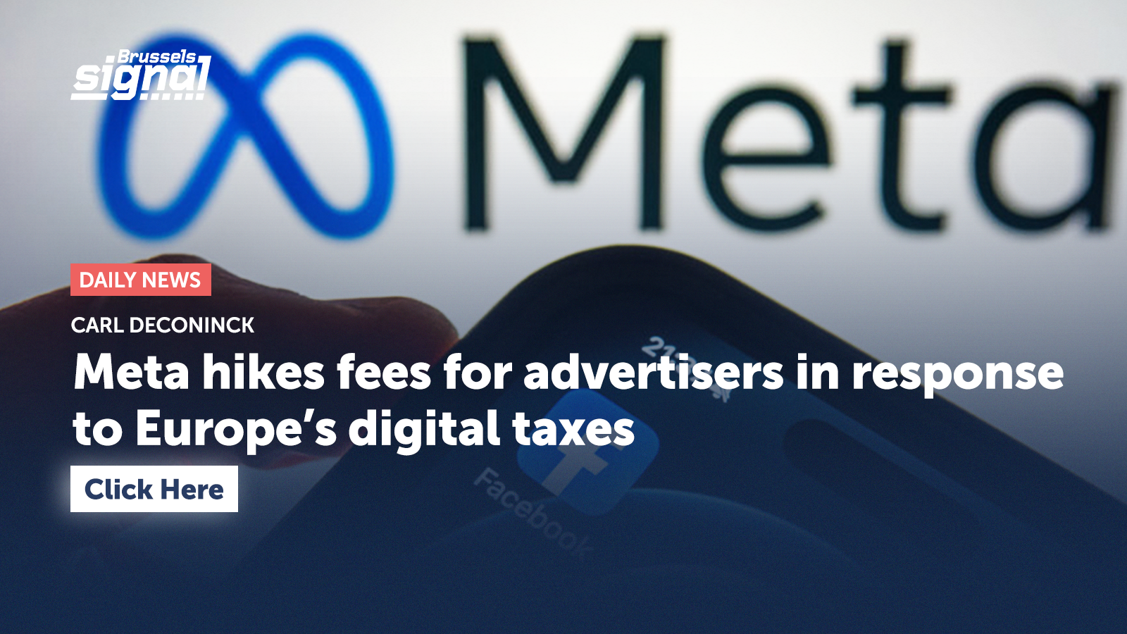Meta hikes fees for advertisers in response to Europe’s digital taxes ...