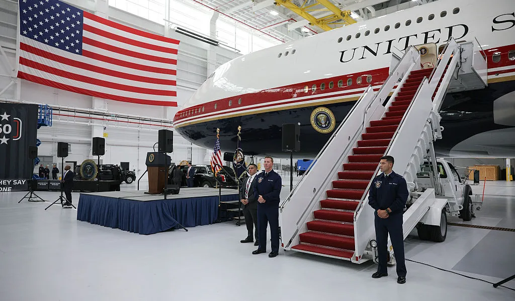 Trump unveils Qatar-gifted Air Force One - Brussels Signal