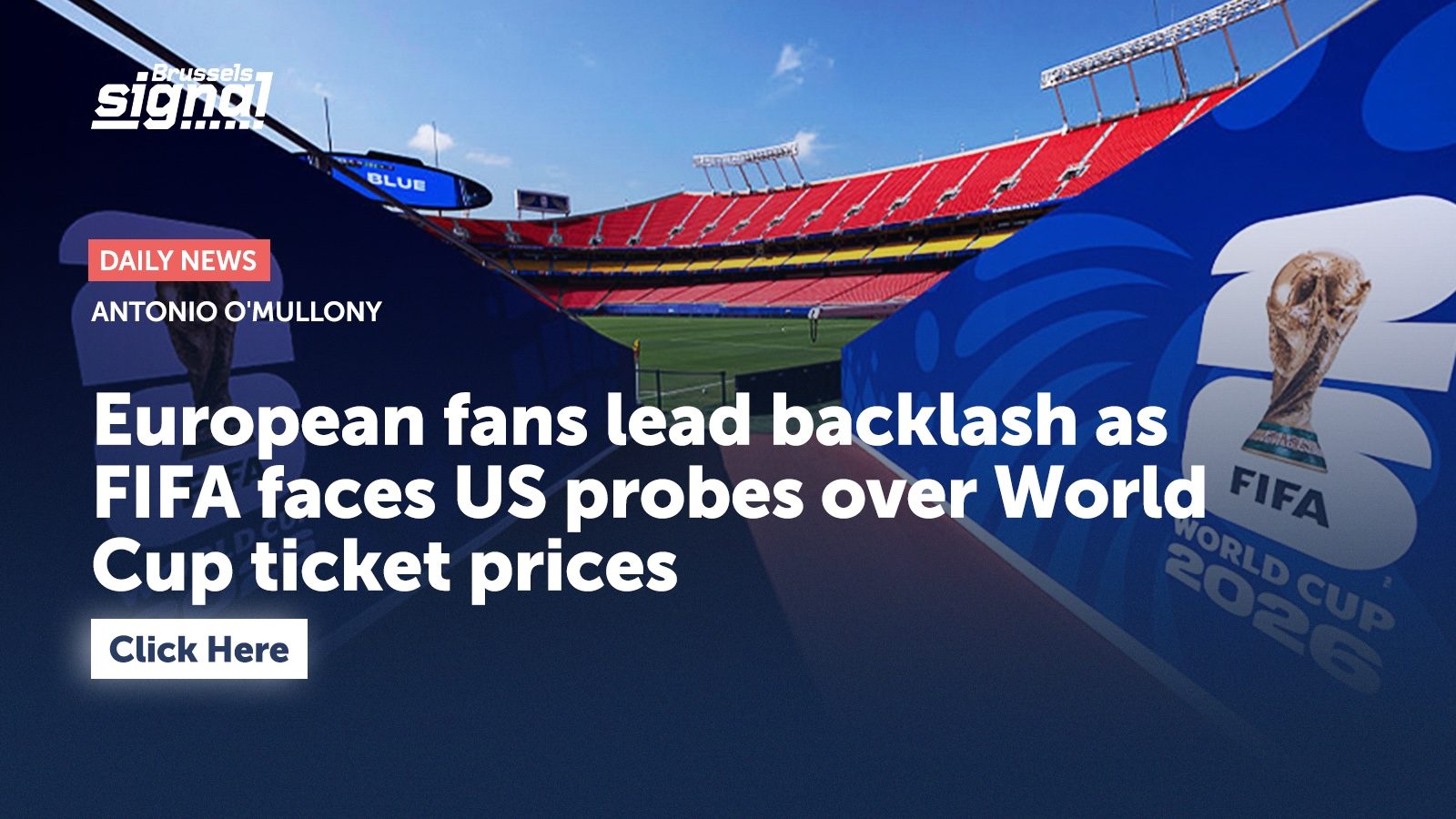 FIFA faces US probes over WC ticket prices - Brussels Signal